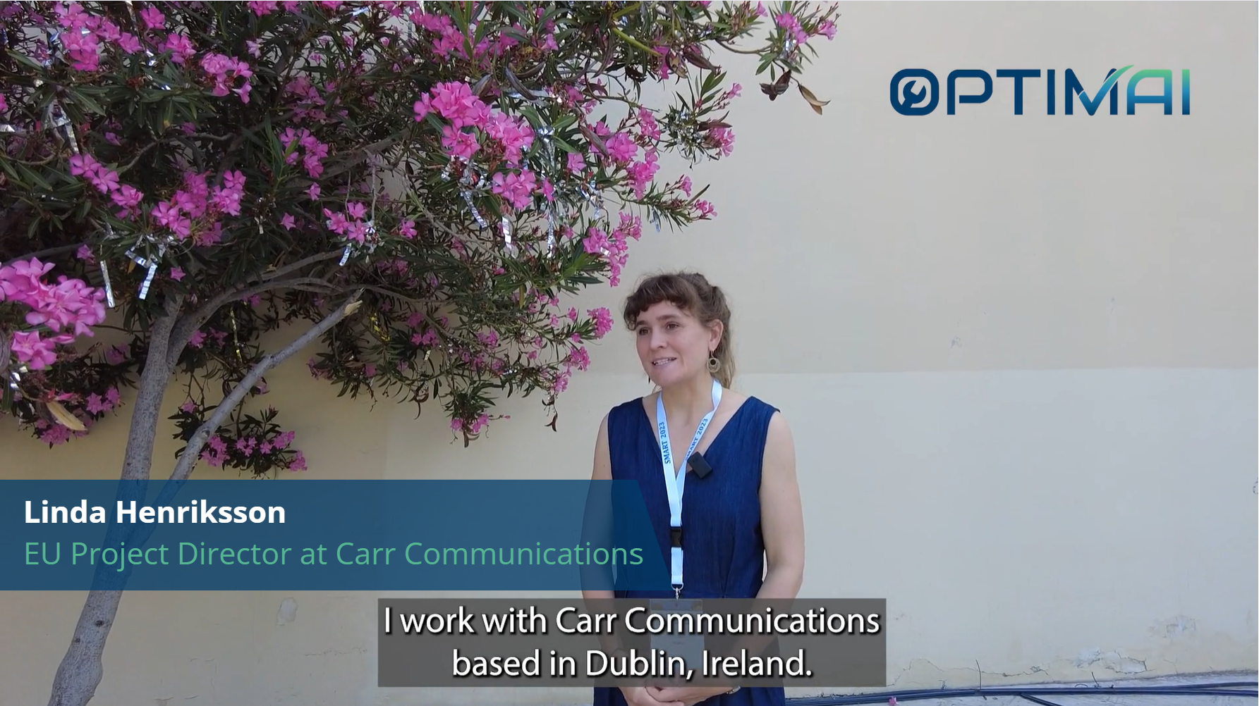 SMART 2023: AN INTERVIEW WITH LINDA HENRIKSSON OF CARR | OPTIMAI